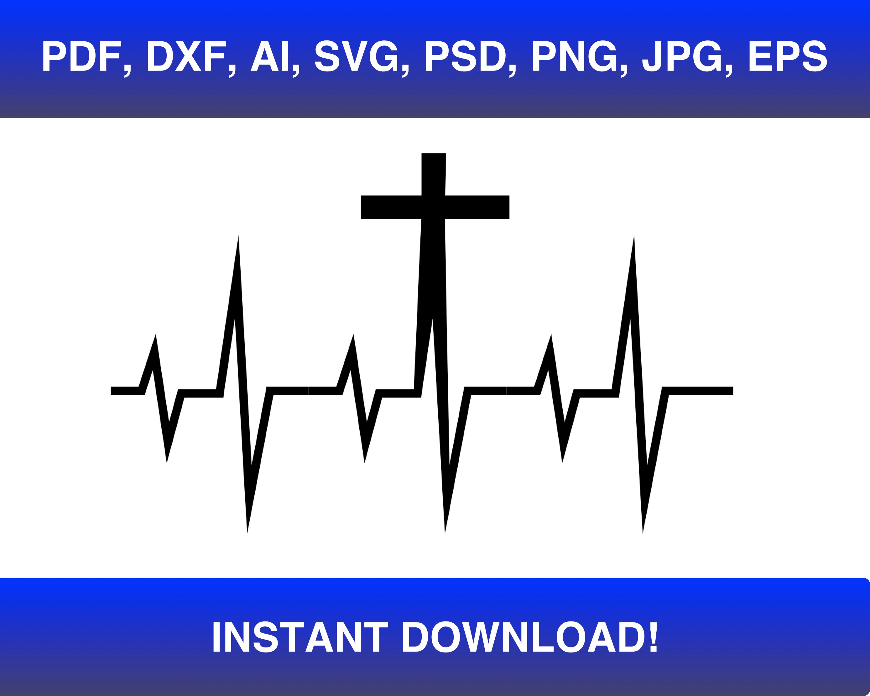 Cross Pulse Svg, Cross Pulse Shirt Svg, Cross Pulse Vector Svg ...