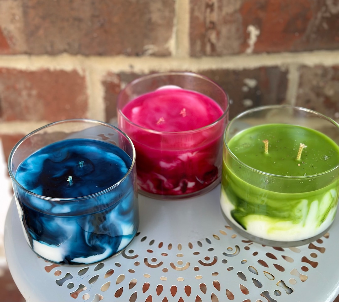 Marble 15oz Candles - Etsy