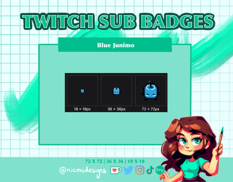 Stardew Valley Junimo Sub Badges | Twitch Sub Badges | Kick Sub Badges ...