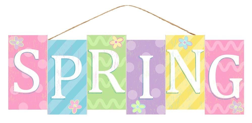 Spring Sign 14l X 4.75h Spring Block Sign MDF - Etsy