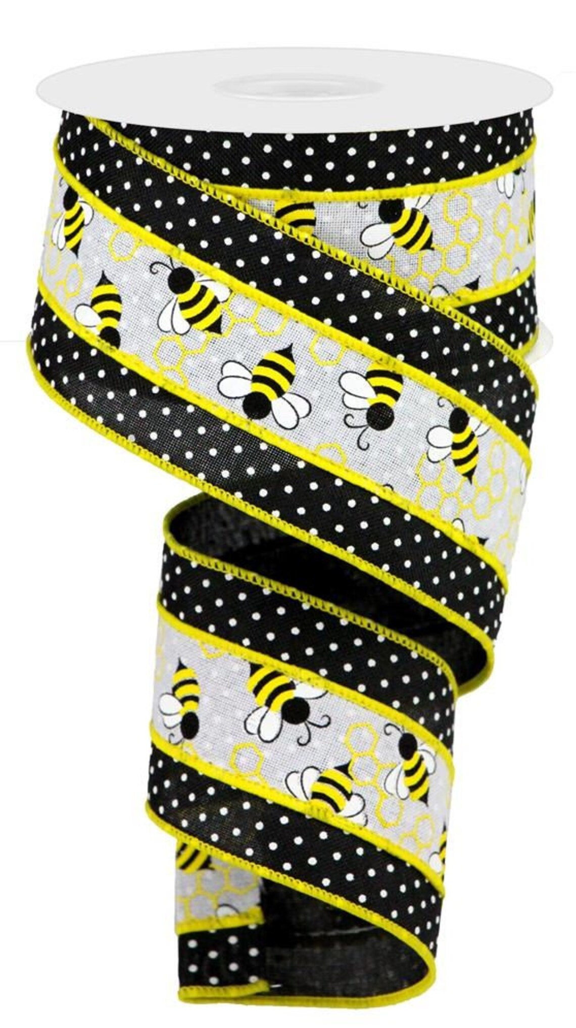 Bumble Bee Wired Ribbon 2.5x10yd 2 in 1 - Etsy