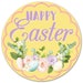 Happy Easter Metal Sign, 12"dia Metal "happy Easter" Sign, 12" Diameter ...
