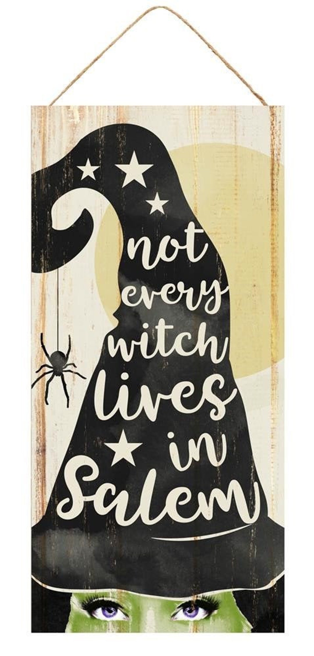 Halloween Sign, 12.5"hx6"l Not Every Witch Lives in Salem, MDF - Etsy