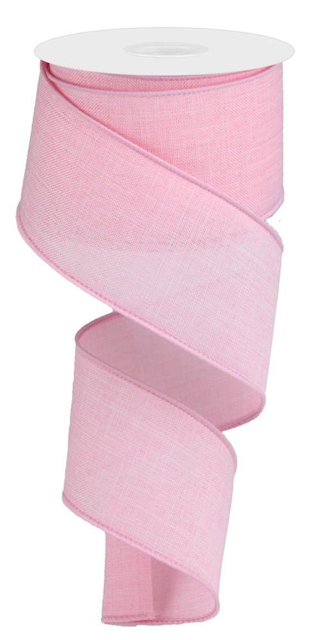 Light Pink Royal Burlap Wired Ribbon, Royal Burlap, 2.5"x10yd Royal ...