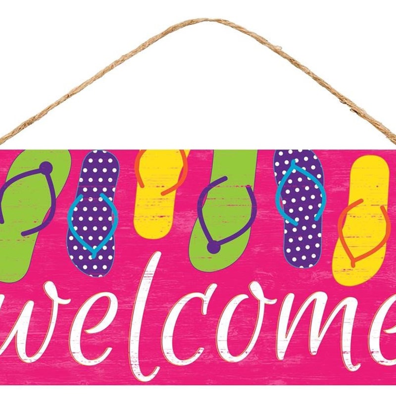 Flip Flops Sign - Etsy