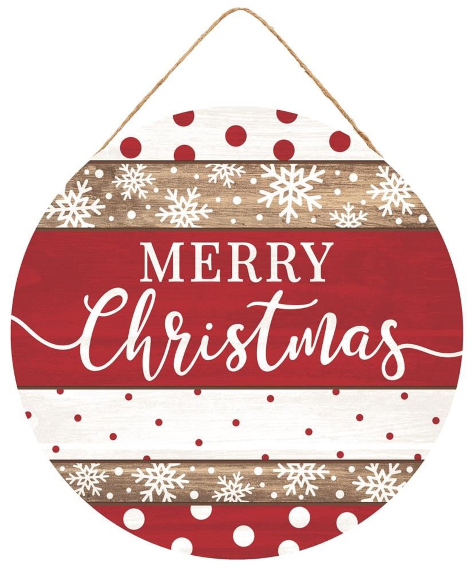 Christmas Sign 10.5dia Rustic Merry Christmas Sign - Etsy