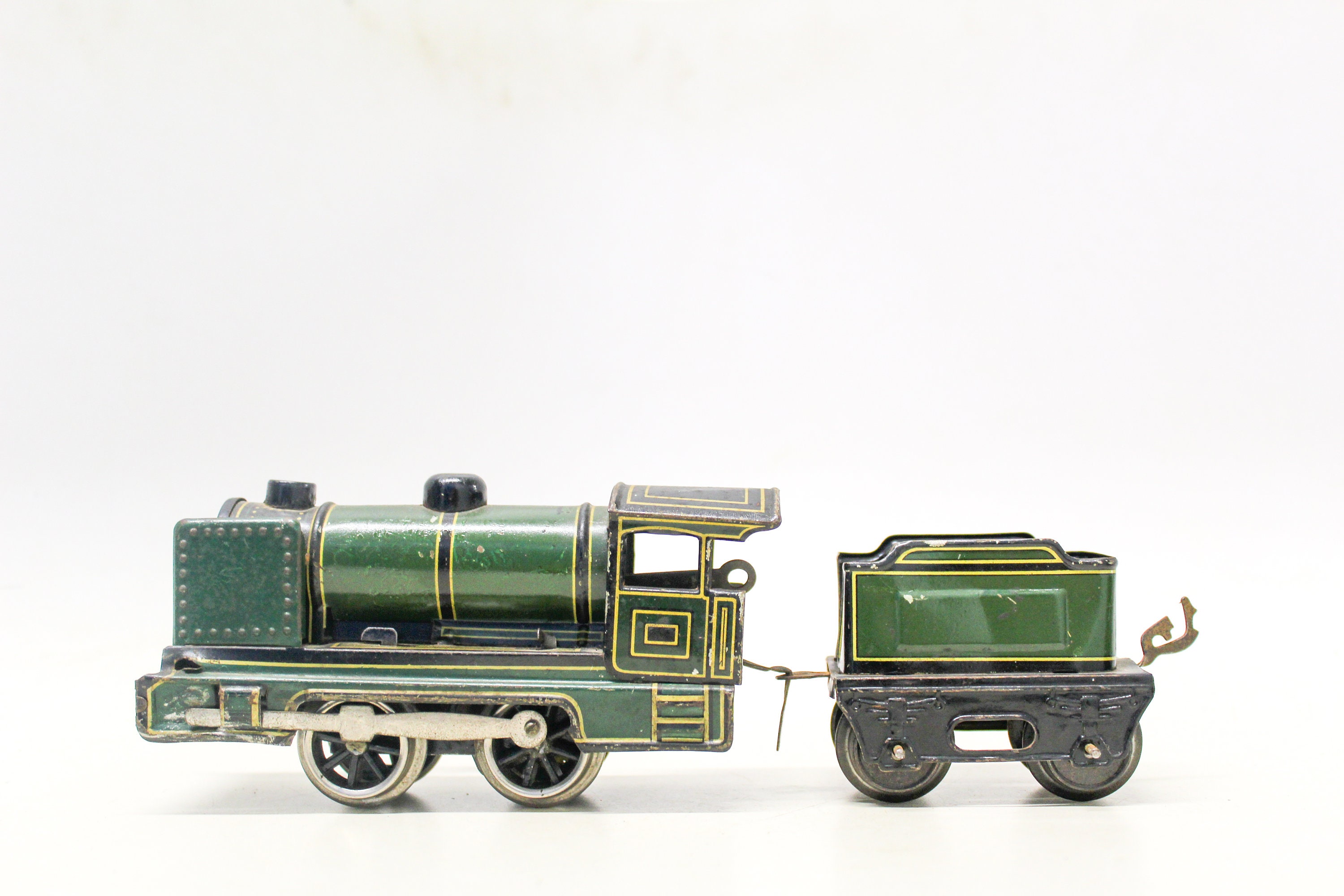 Vintage Pre-war Karl Bub KBN 0-gauge Green Clockwork Locomotive - Etsy