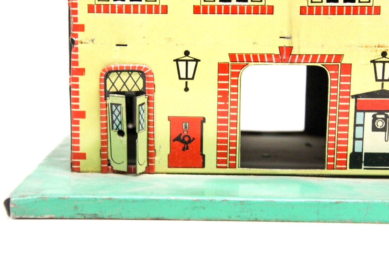 Vintage Pre-war German 2 Story Train Station W/ Clock - Etsy