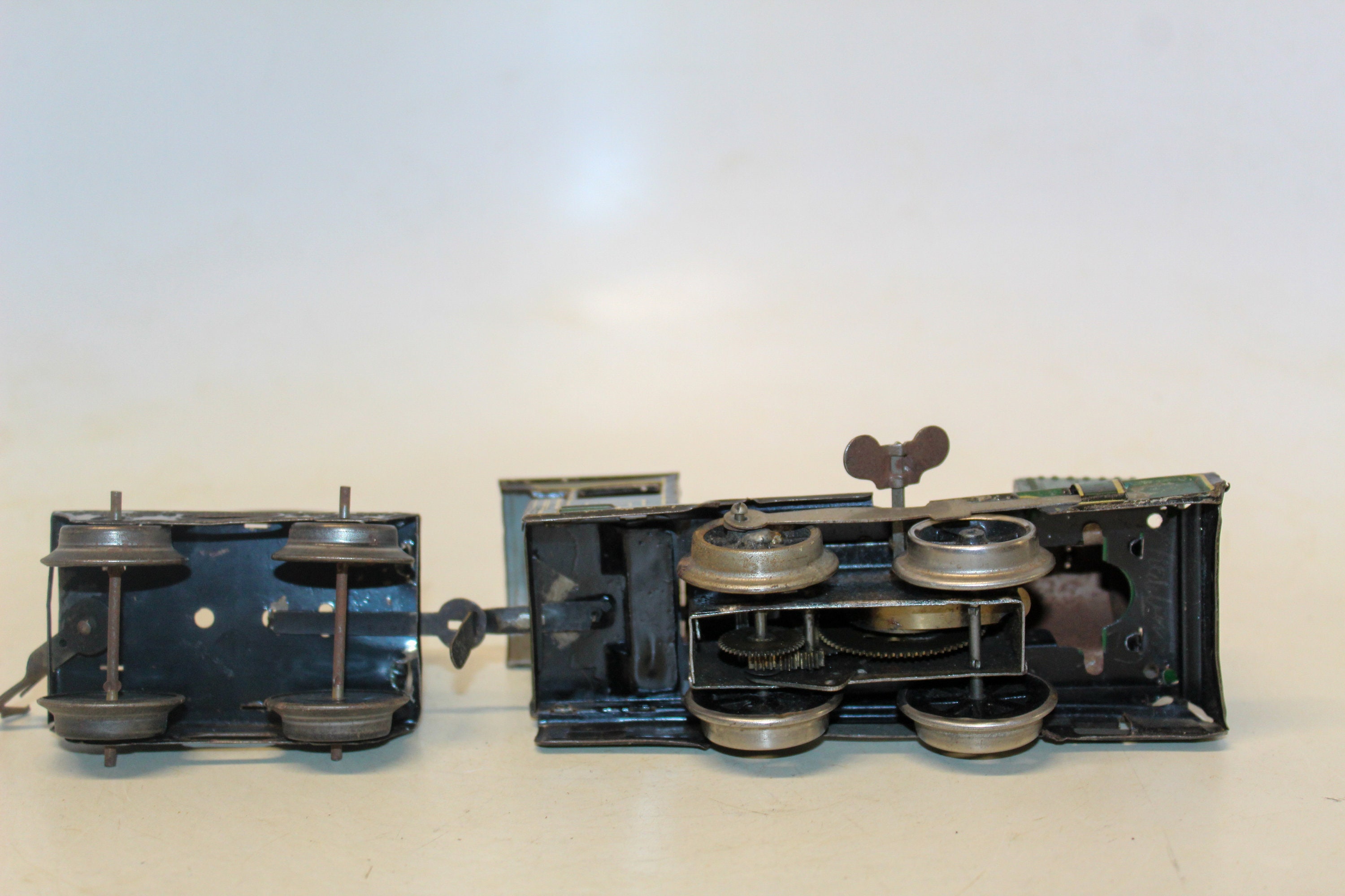 Vintage Pre-war Karl Bub KBN 0-gauge Green Clockwork Locomotive - Etsy