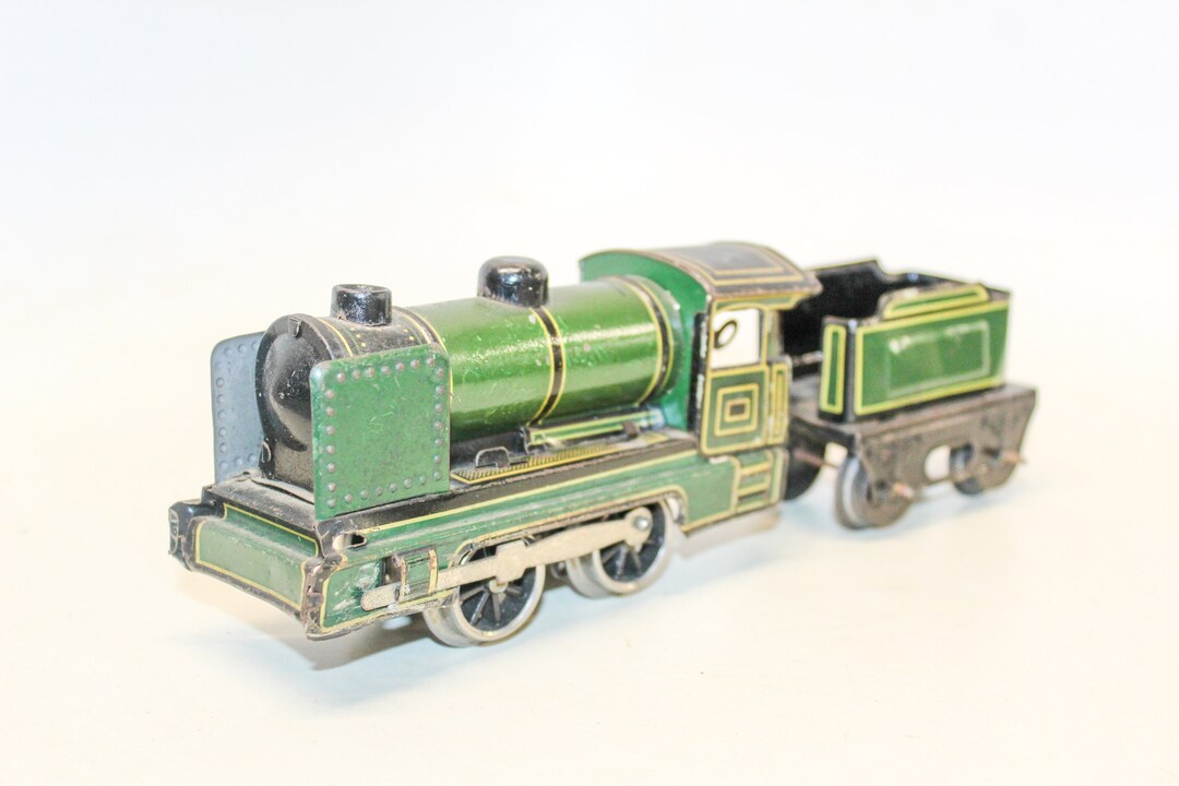 Vintage Pre-war Karl Bub KBN 0-gauge Green Clockwork Locomotive - Etsy