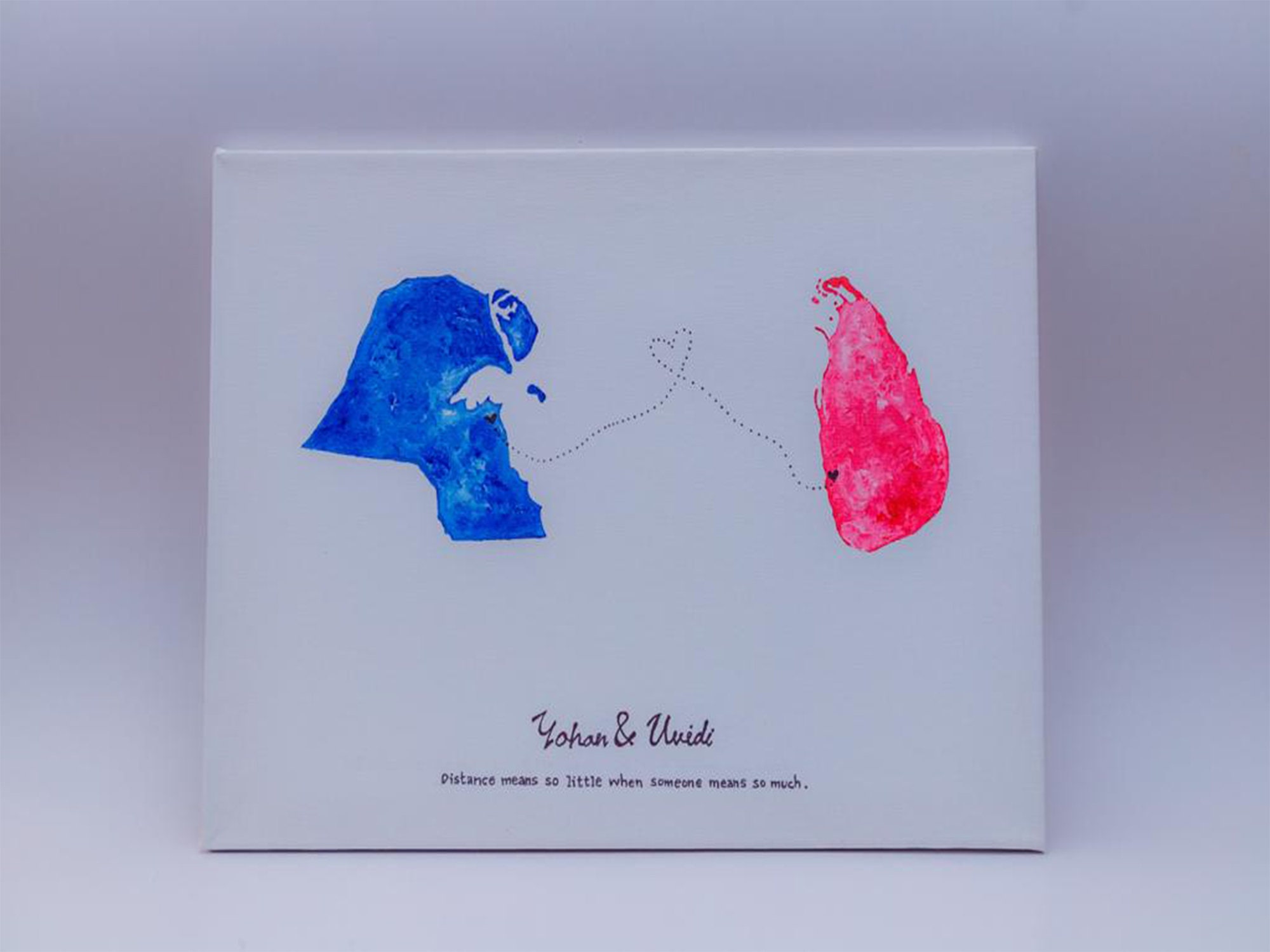 Canvas Painting Gift for Your Loved One hand Made - Etsy