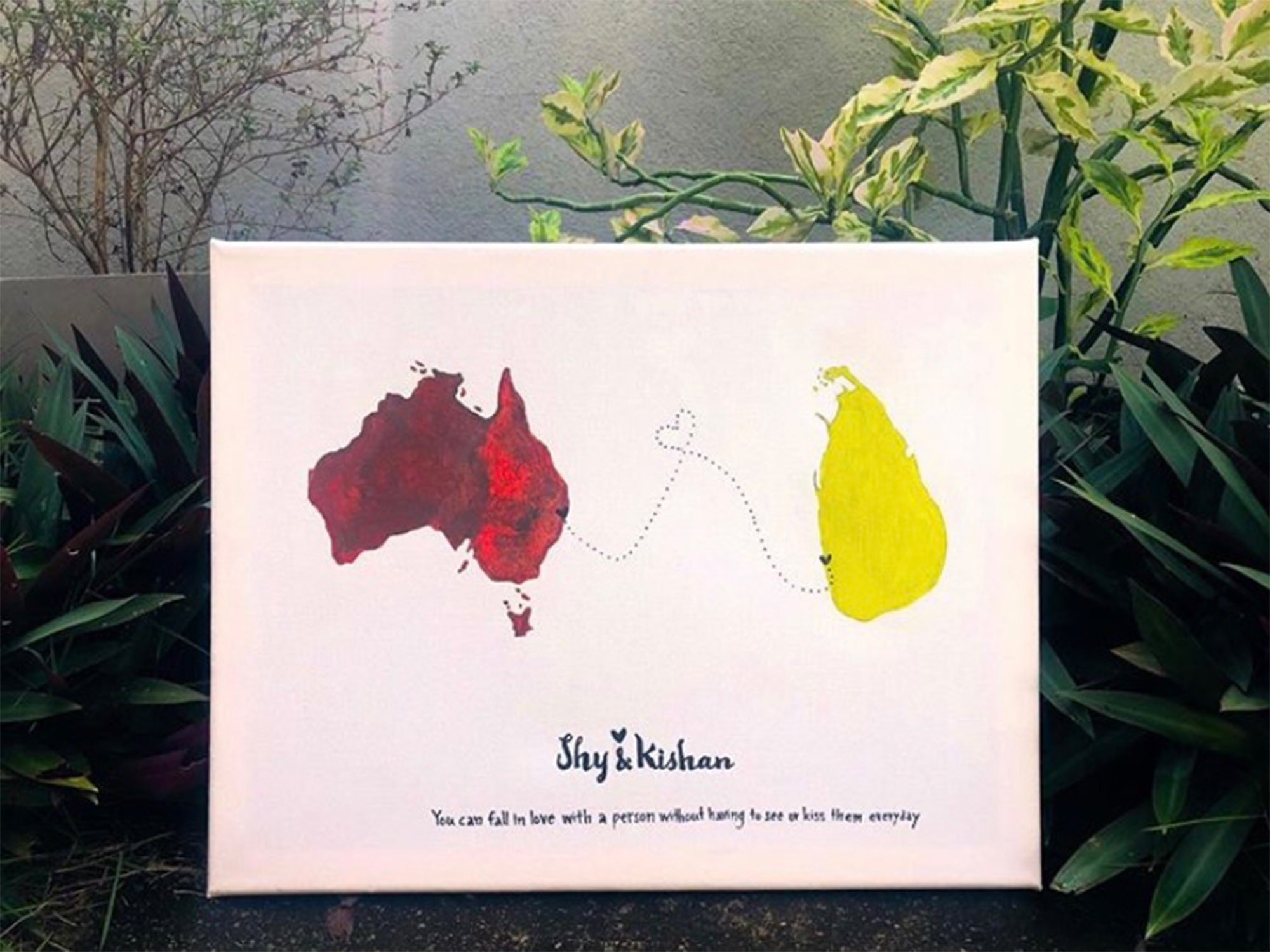 Canvas Painting Gift for Your Loved One hand Made - Etsy