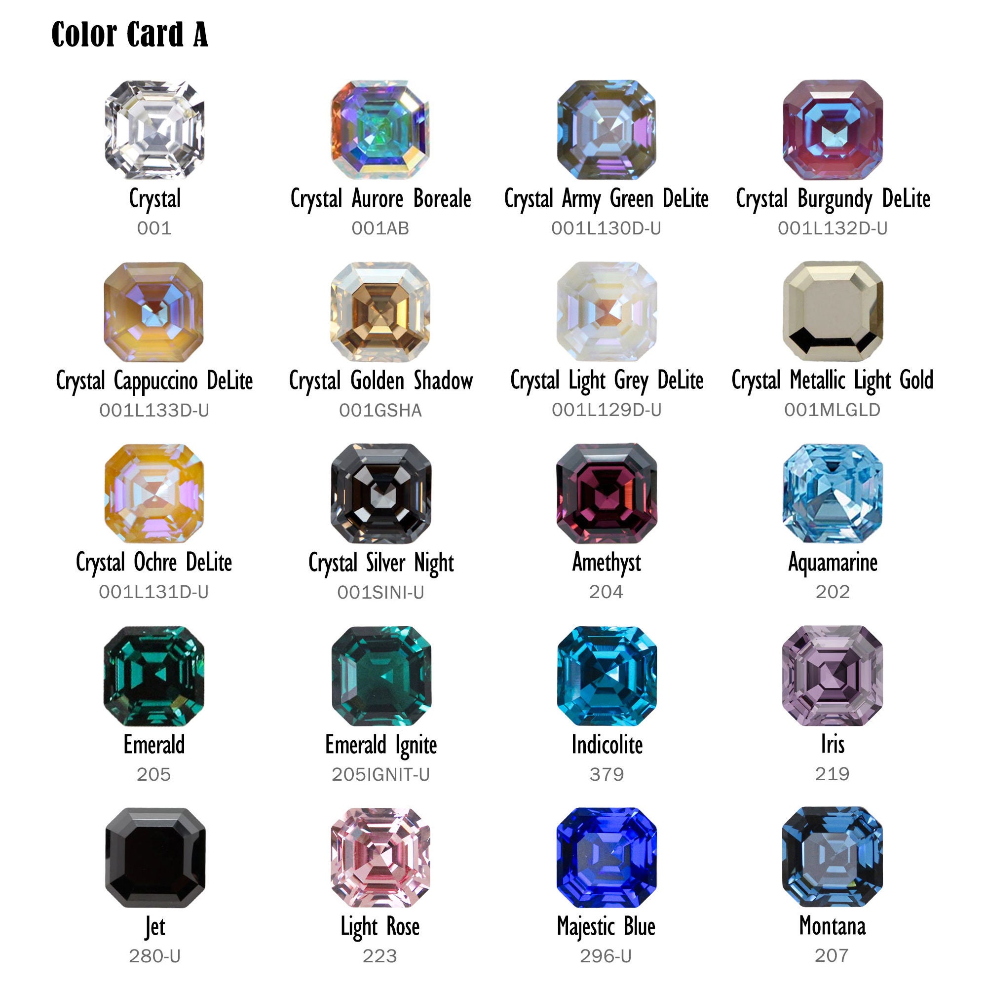 Swarovski 4480 6/8/10/14mm Imperial Fancy Stone Crystal - Etsy