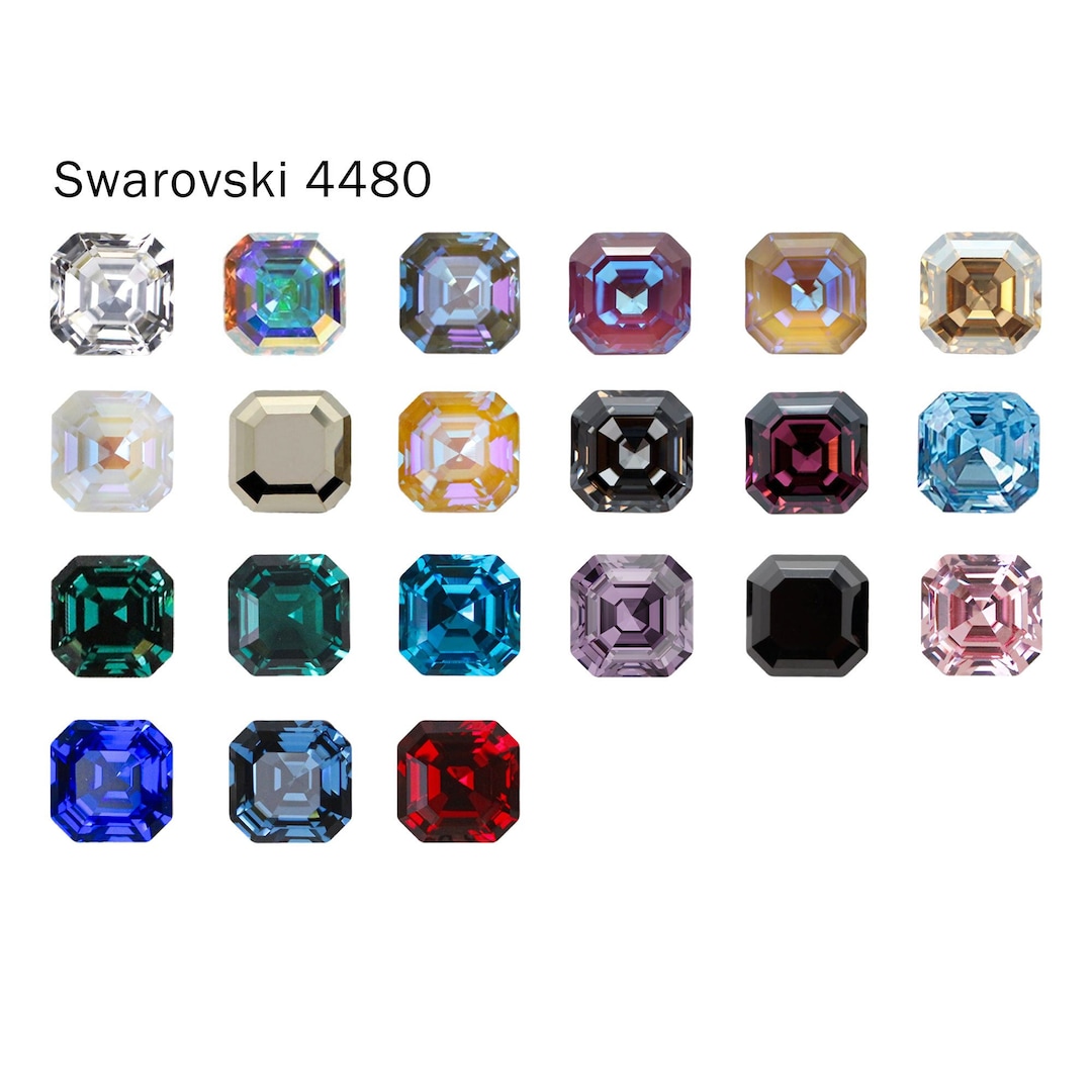Swarovski 4480 6/8/10/14mm Imperial Fancy Stone Crystal - Etsy
