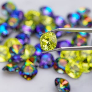 Swarovski 4470 B 8/10/12/18mm Cushion Cut Square Crystal Multicolors ...