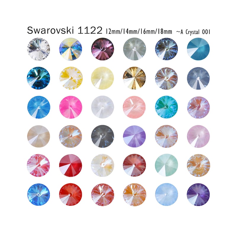 Swarovski Rivoli - Etsy