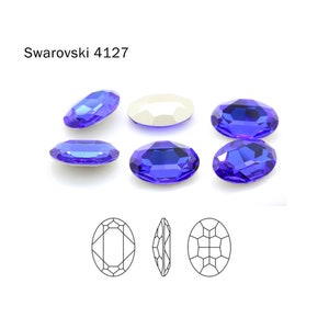 Swarovski 4127 30x22mm Large Oval Fancy Stone Crystal - Etsy