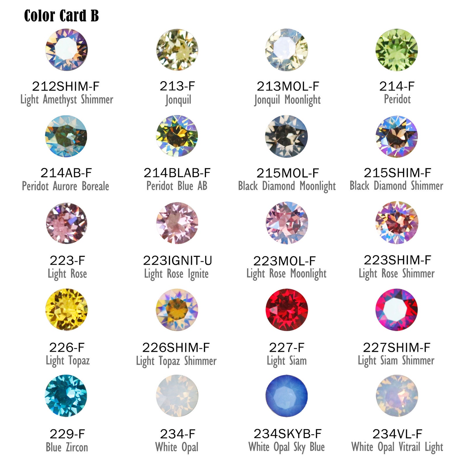 Swarovski 1088 - SS24/SS29/SS34/SS39/SS45 XIRIUS Chaton Round Stone - B ...
