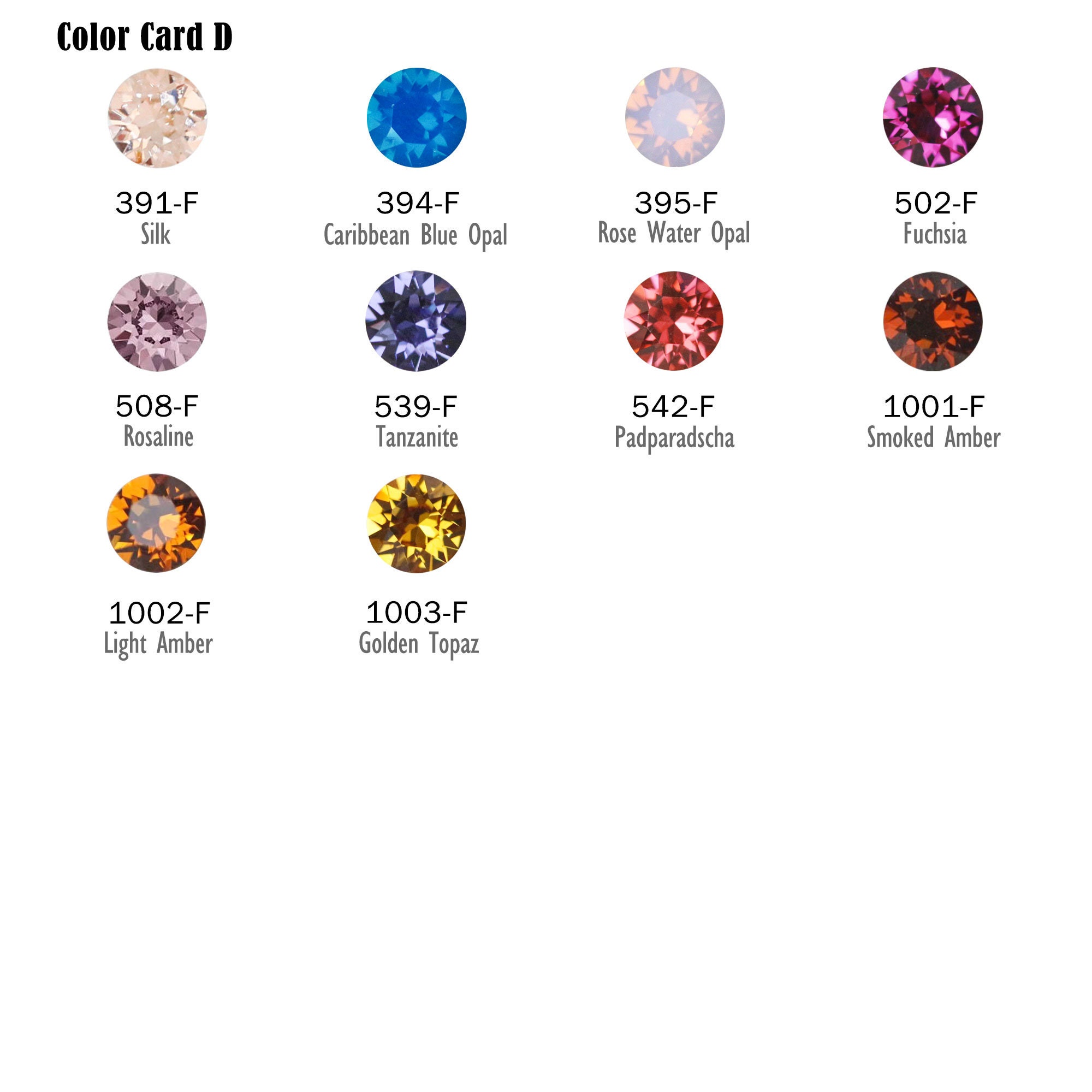 Swarovski 1088 - SS24/SS29/SS34/SS39/SS45 XIRIUS Chaton Round Stone - B ...