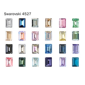 Swarovski 4527 8x6/ 14x10/ 18x13mm Step Cut Fancy Stones Crystal - Etsy