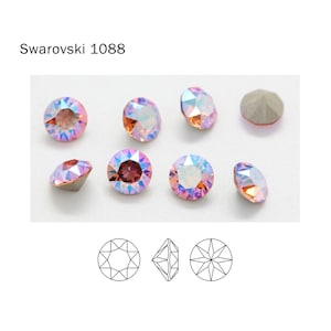 Swarovski 1088 - SS24/SS29/SS34/SS39/SS45 XIRIUS Chaton Round Stone - B ...