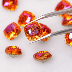 Swarovski 4460 8/10/14/18mm Mystic Square Fancy Stone Crystal - Etsy