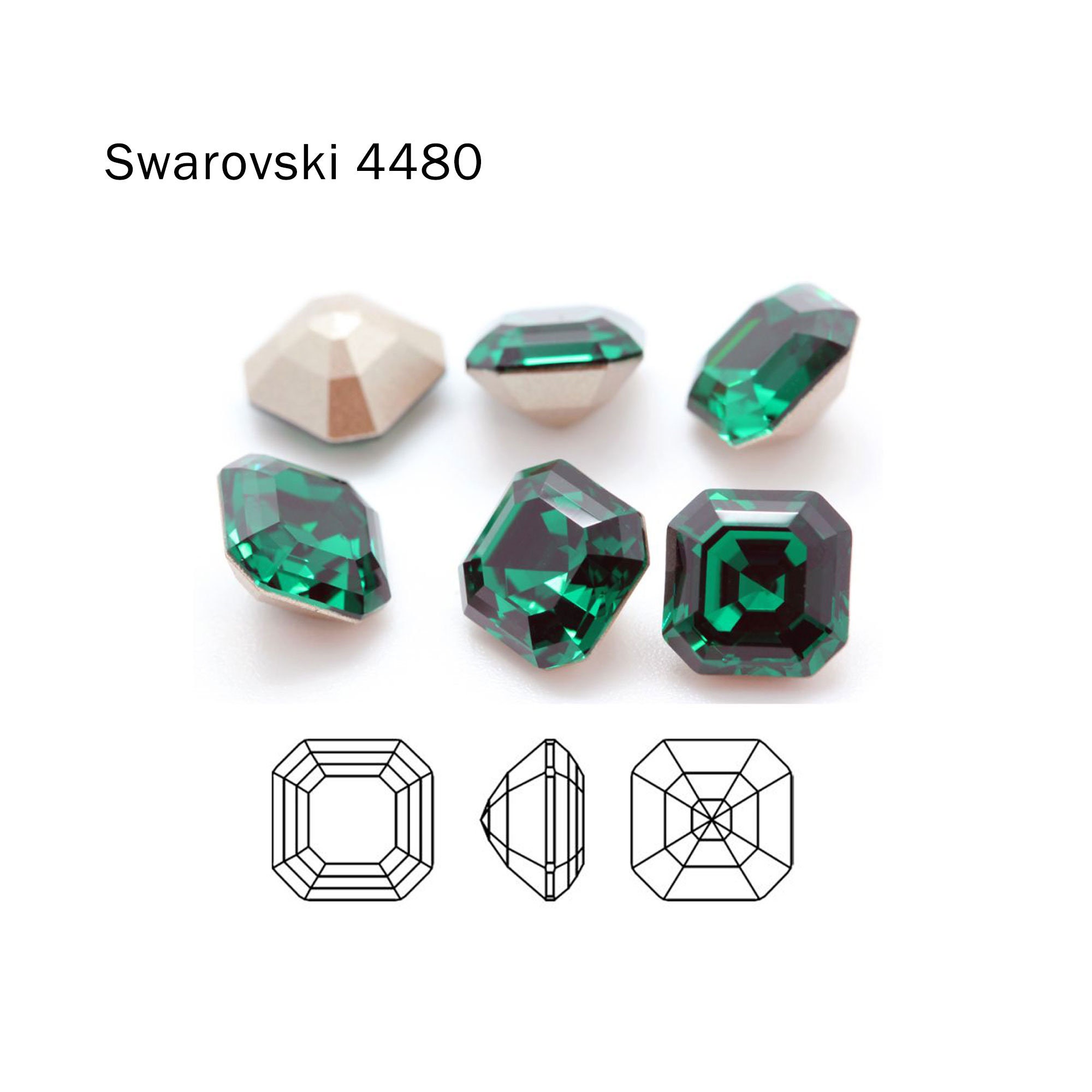 Swarovski 4480 6/8/10/14mm Imperial Fancy Stone Crystal - Etsy