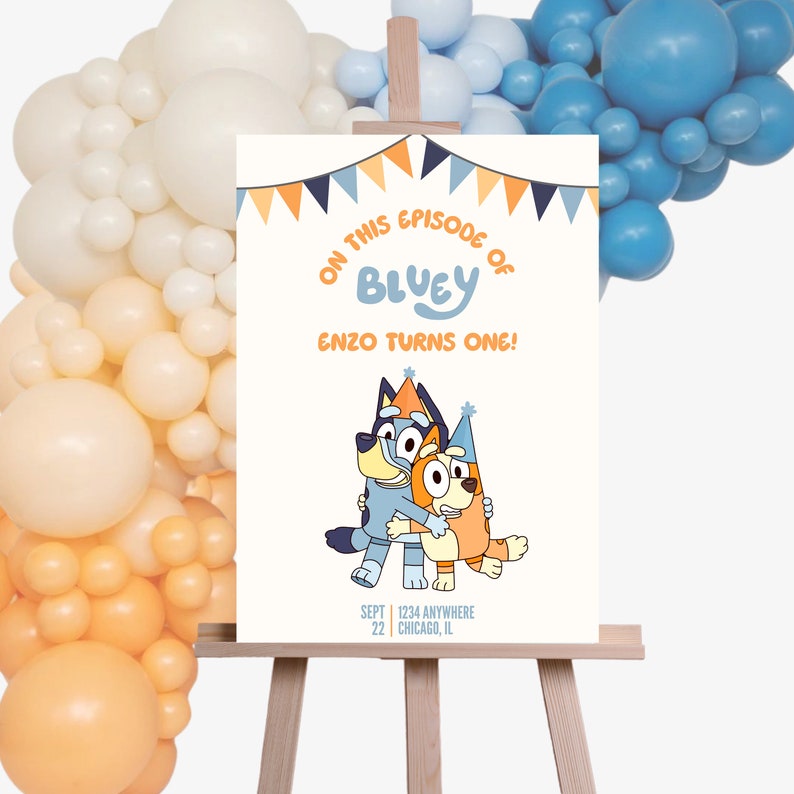 Bluey Welcome Sign - Etsy Canada