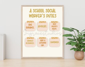Social Work Office Poster - Etsy