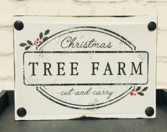Christmas Tree Farm Sign | Etsy