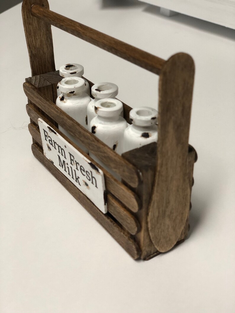 Farmhouse Tier Tray Milk Crate / Mini Farmhouse Milk Crate / - Etsy