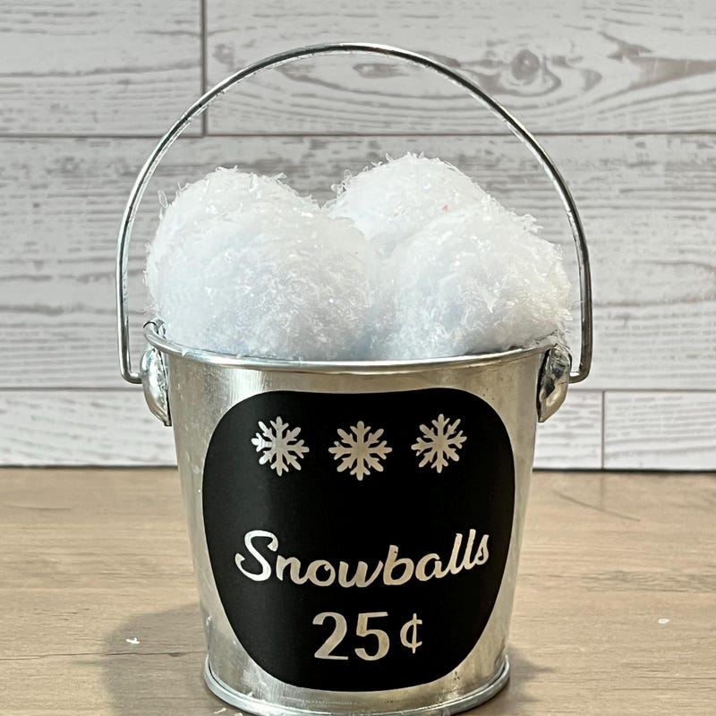 Faux Snowballs - Etsy