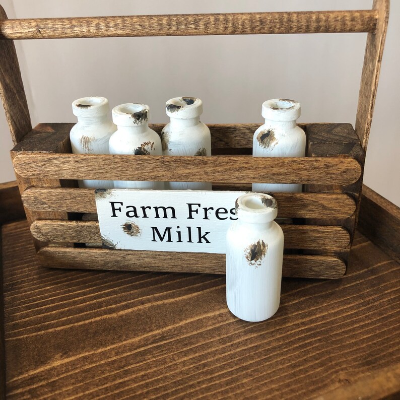 Farmhouse Tier Tray Milk Crate / Mini Farmhouse Milk Crate / - Etsy