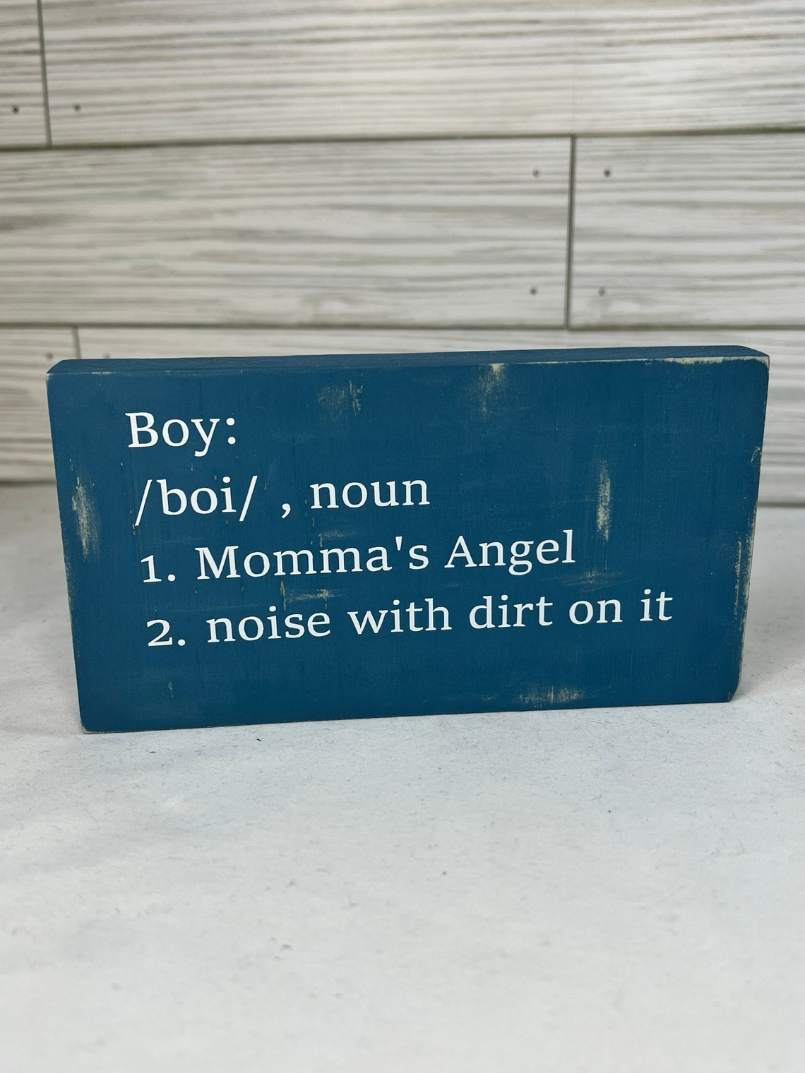 Boy Definition Tiered Tray Sign Boy Noise With Dirt on It - Etsy