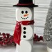 Wooden Snowman, Freestanding Snowman, Winter Tiered Tray and Home Decor ...