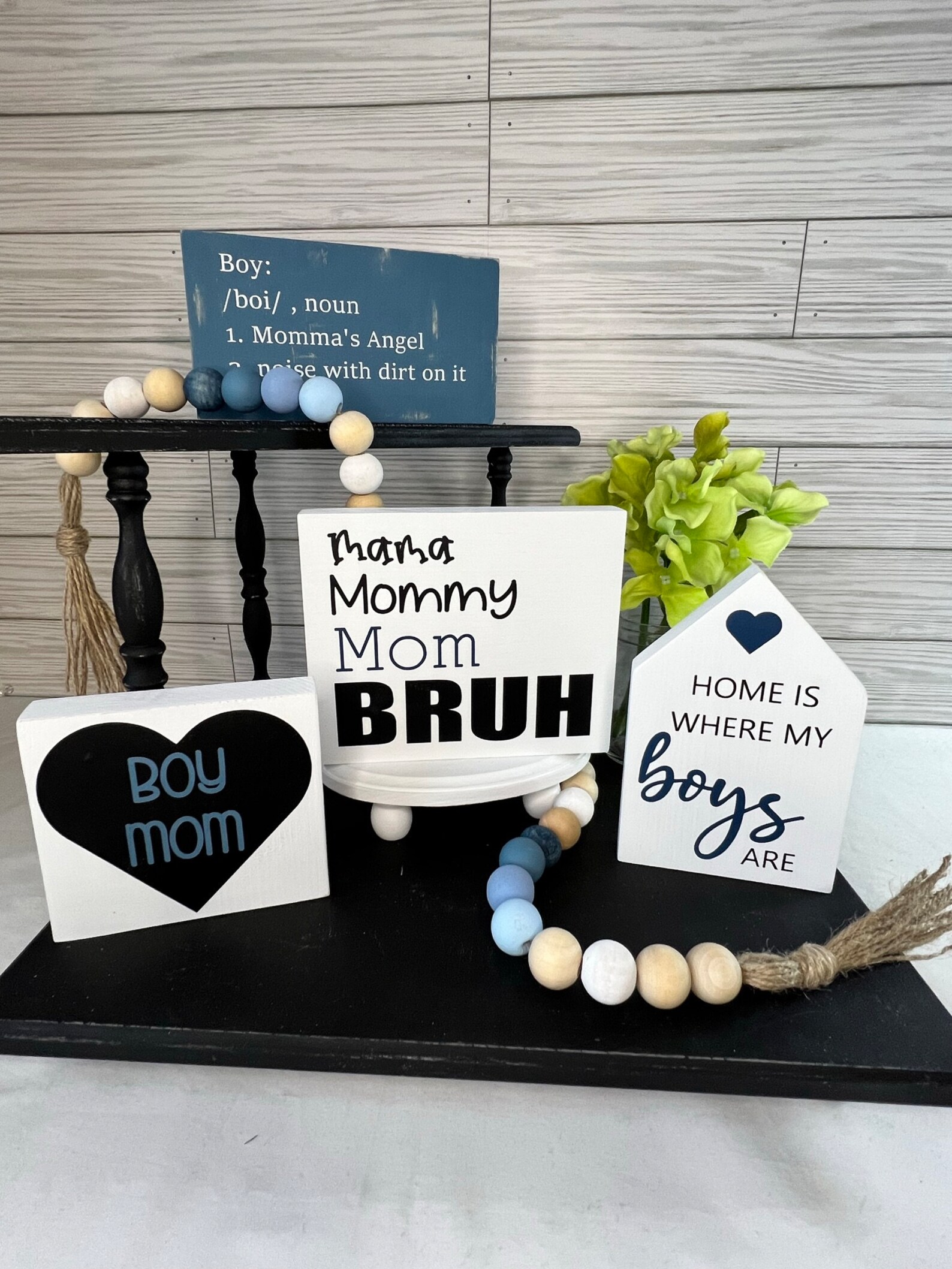 Boy Definition Tiered Tray Sign Boy Noise With Dirt on It - Etsy