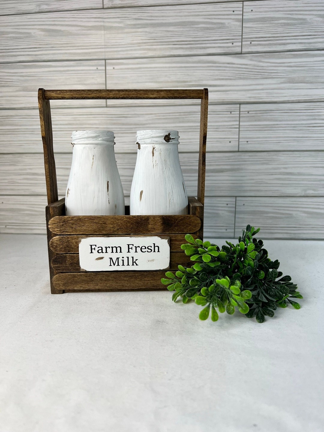 Farm Fresh Milk Crate, Farmhouse Kitchen Decoration, Farm Fresh Kitchen ...