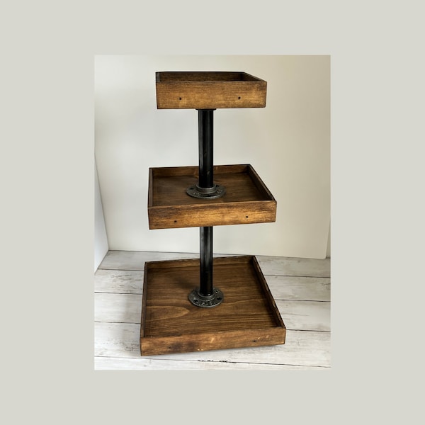 Three Tiered Tray - Etsy
