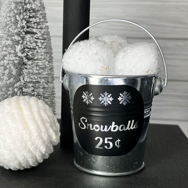 Faux Snowballs - Etsy