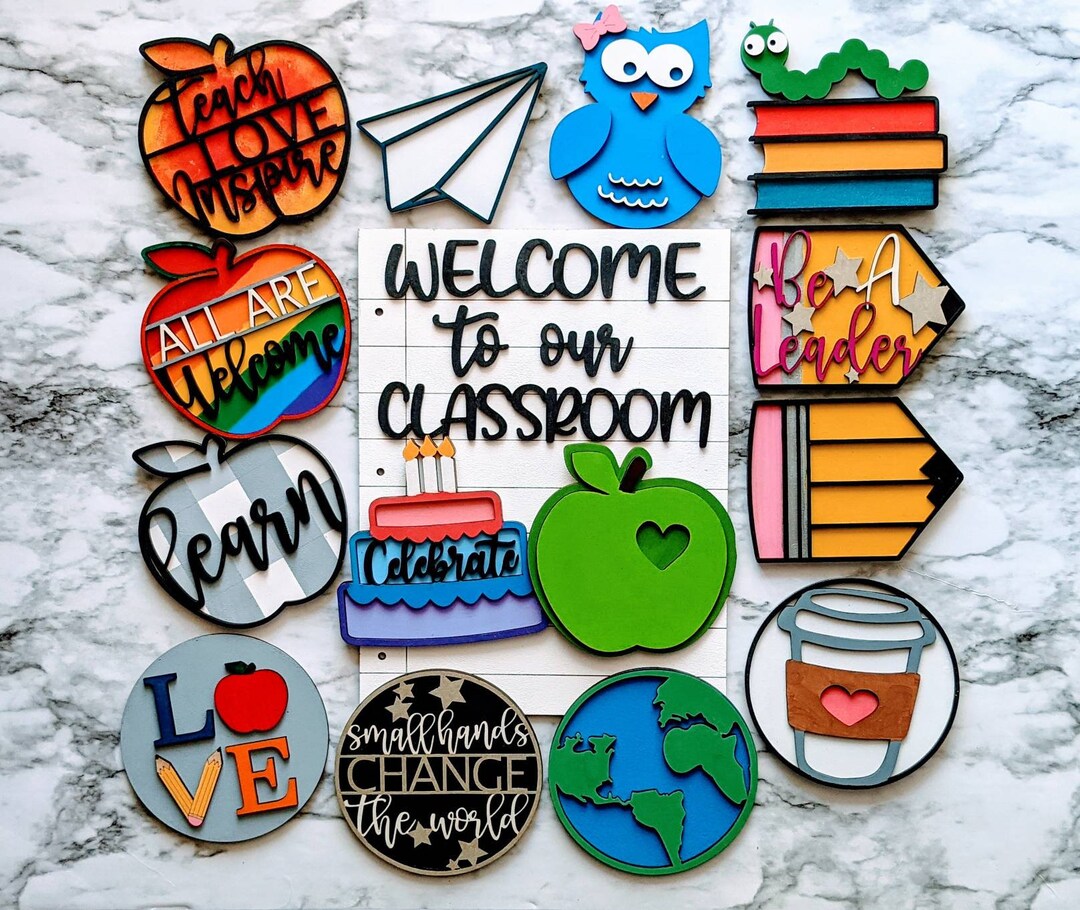 Interchange Classroom Welcome Sign | Teacher Appreciation Gift | New ...