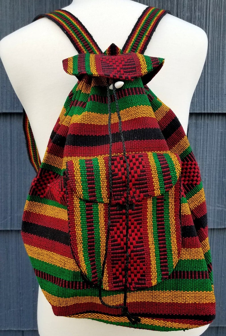 Vibrant Mexican Backpack -boho - Etsy