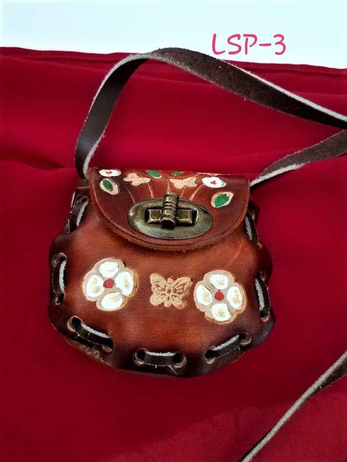 Mexican Hand Tooled Leather Change Purse- Vintage Design - Etsy