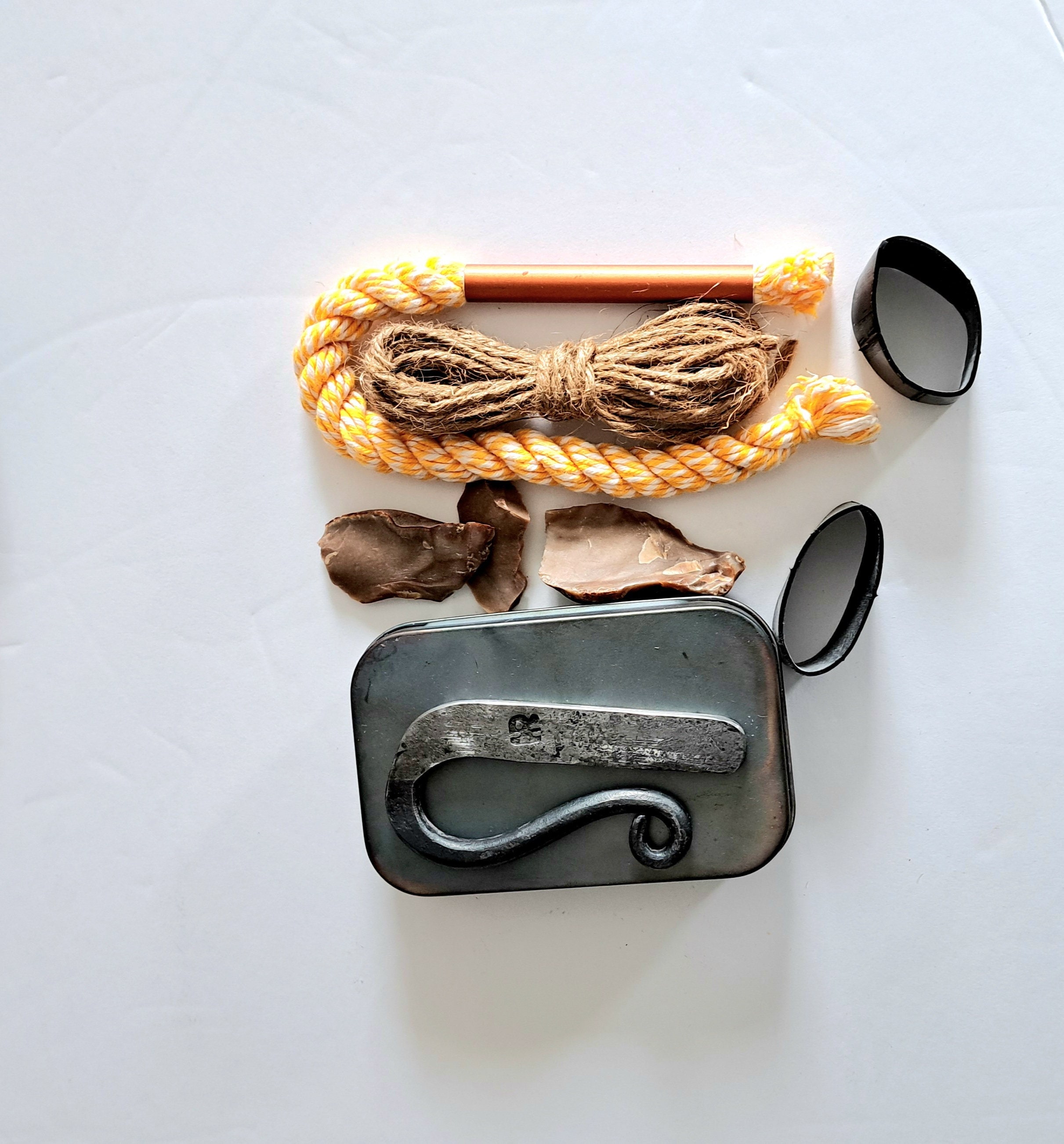 Flint and Steel Fire Starter Kit - Etsy