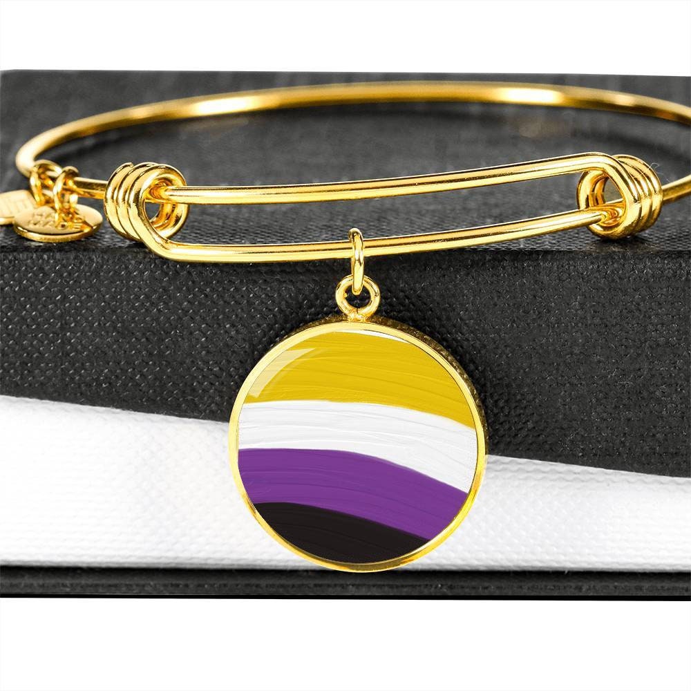 Nonbinary Bracelet Gender Fluid Non Binary Flag Nonbinary Etsy