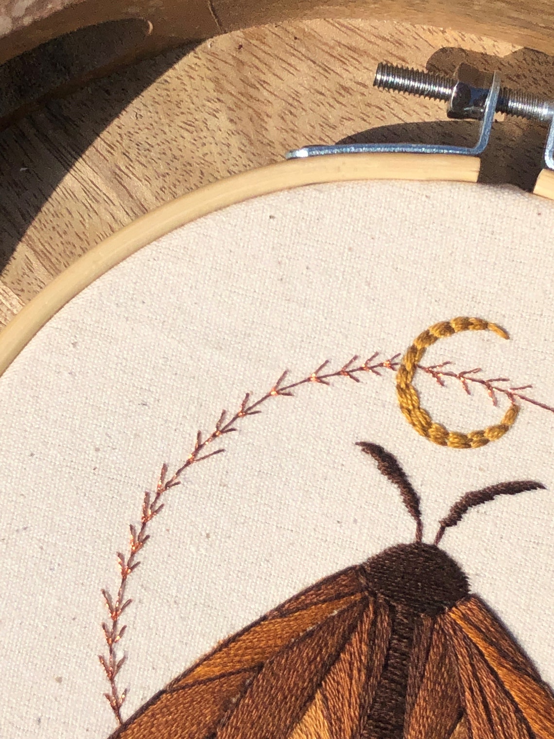 Moon Moth Embroidery Pattern Downloadable PDF Pattern | Etsy