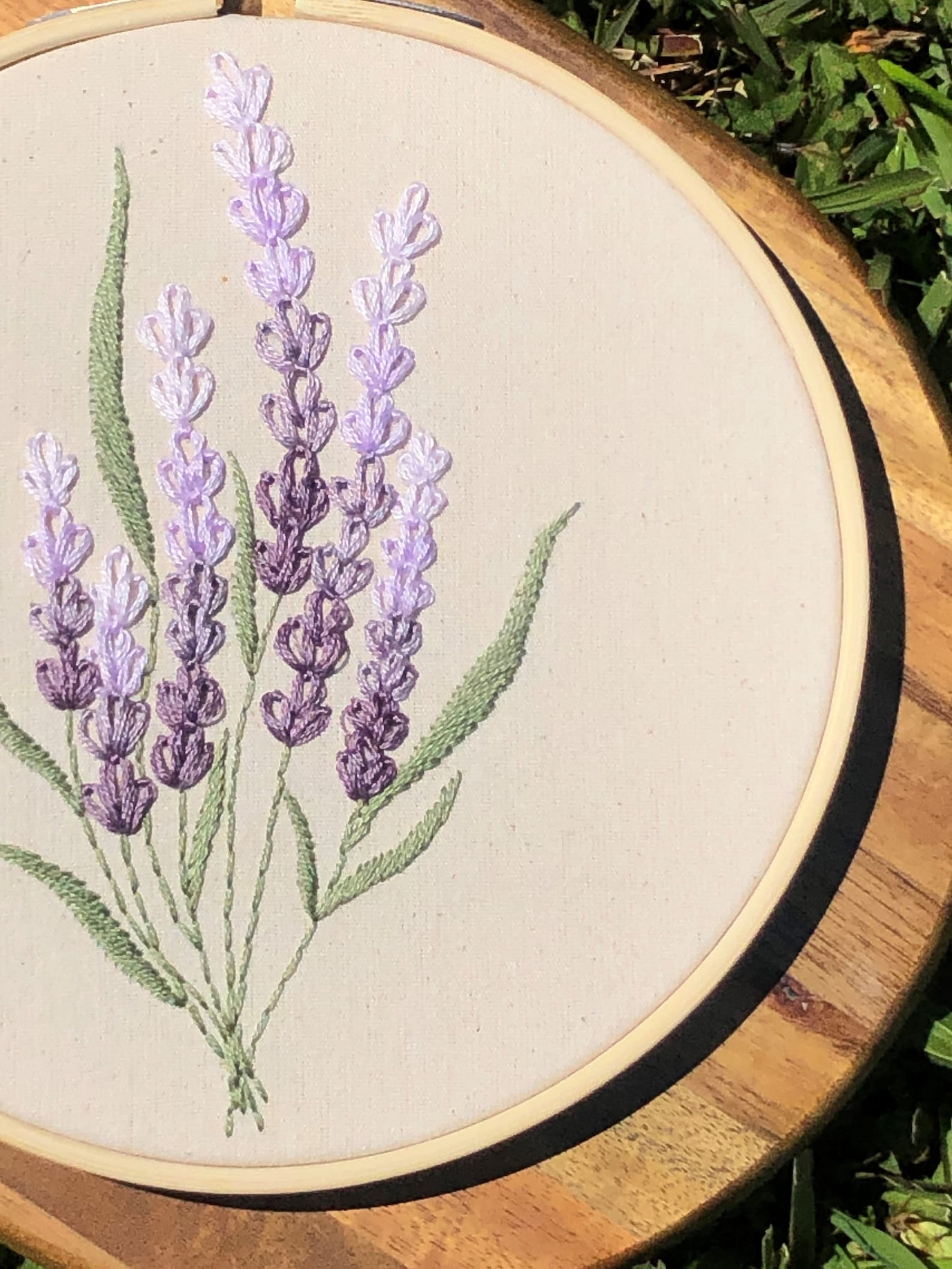Lavender Embroidery Pattern Spring Collection Downloadable - Etsy