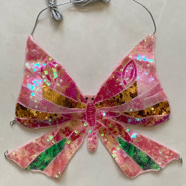 Sequin Butterfly Top - Etsy