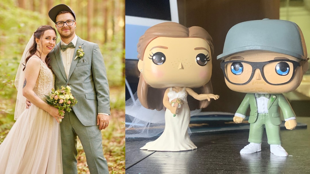 Custom Wedding Couple Figures - Etsy