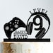 Gamer Birthday Cake Topper, Game Controller Cake Topper, Headphone ...