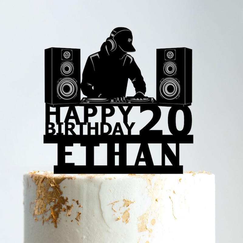 Dj Custom Cake Topper - Etsy